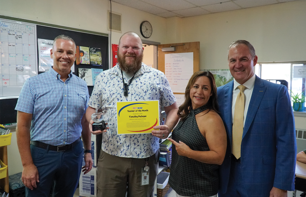 September 2023 Teacher of the Month – Timothy Putnam | 95.7FM WZID