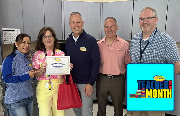 2026 June Teacher of the Month: Andrea Morin | 95.7FM WZID